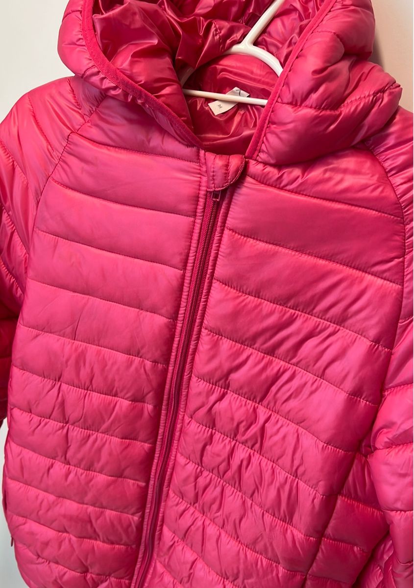 Jaqueta Puffer Rosa Pink | Casaco Feminino Usado 81359402 | enjoei
