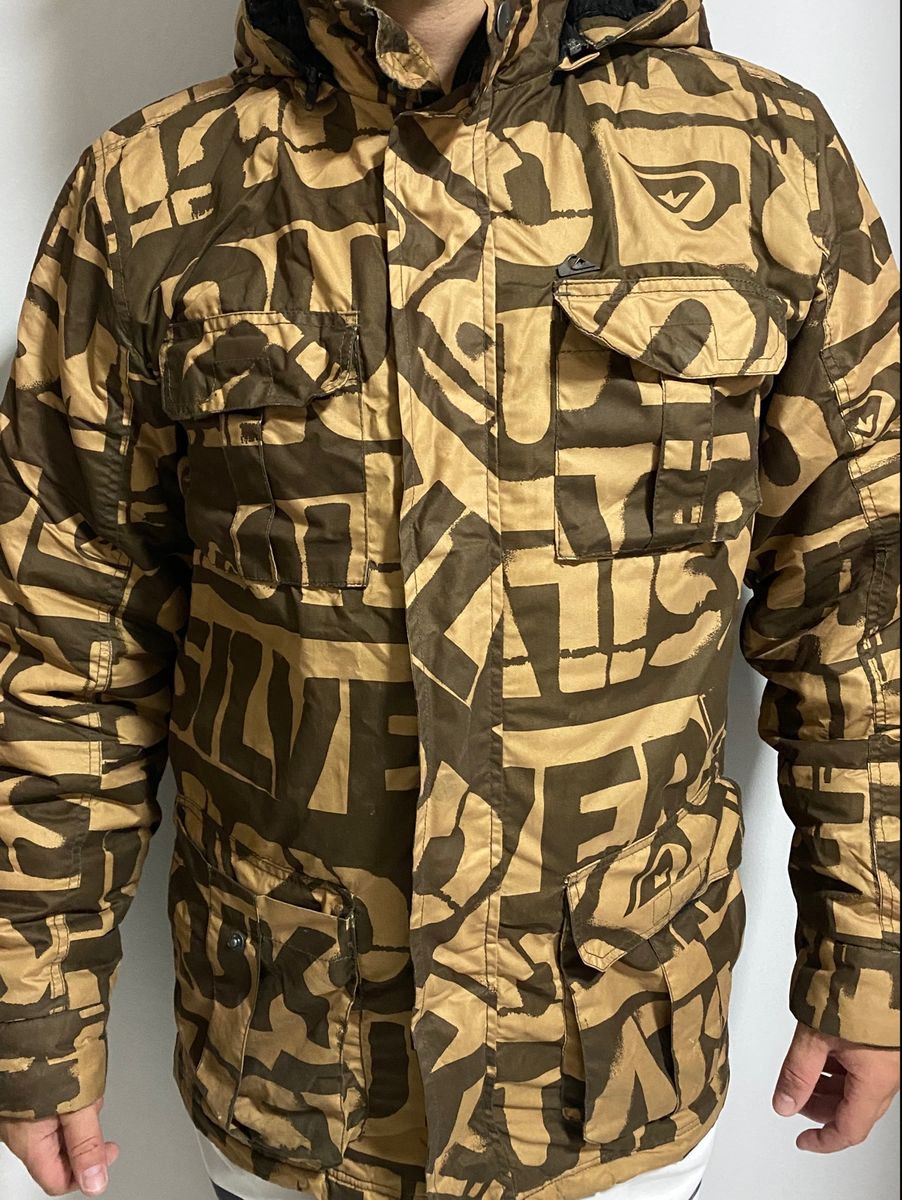 Jaqueta Quiksilver Scally Word Block | Casaco Masculino Quiksilver ...