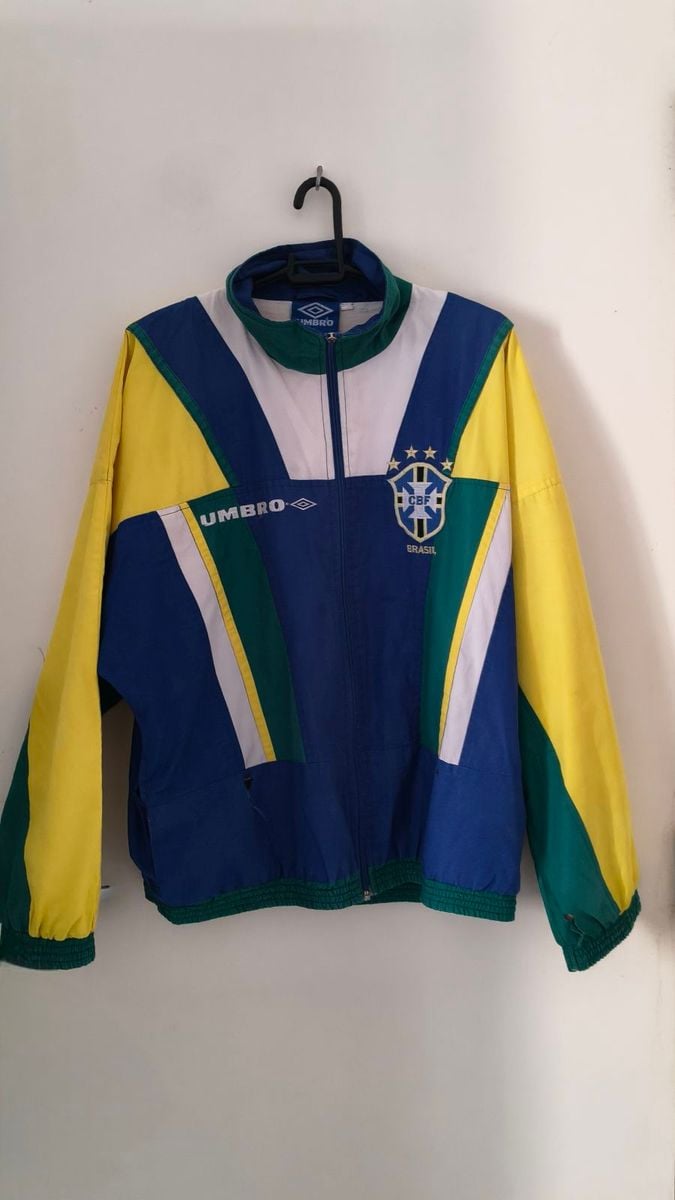Jaqueta Umbro Seleção Brasileira 1995/1996 | Casaco Masculino Umbro ...