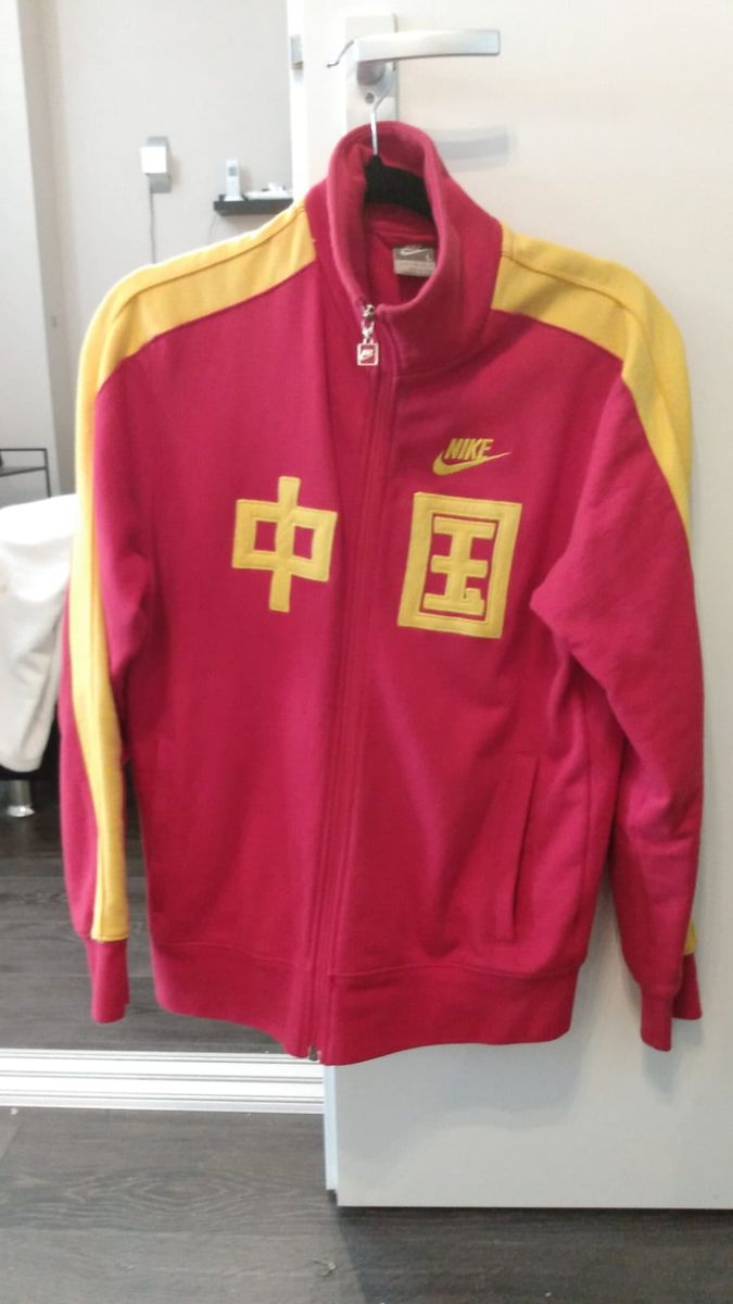 Jaqueta Vintage Nike Oficial do Time Olímpico da China | Casaco ...