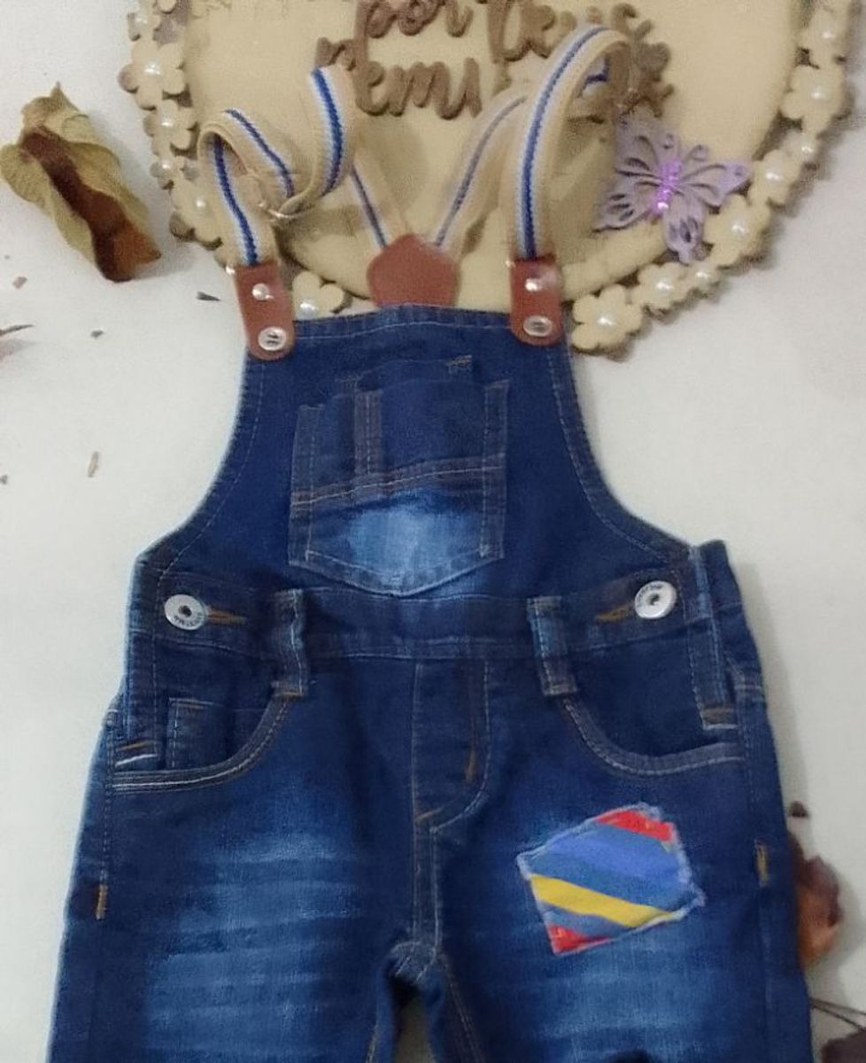 Jardineira Jeans Junina | Roupa Infantil para Menino Junina Usado ...