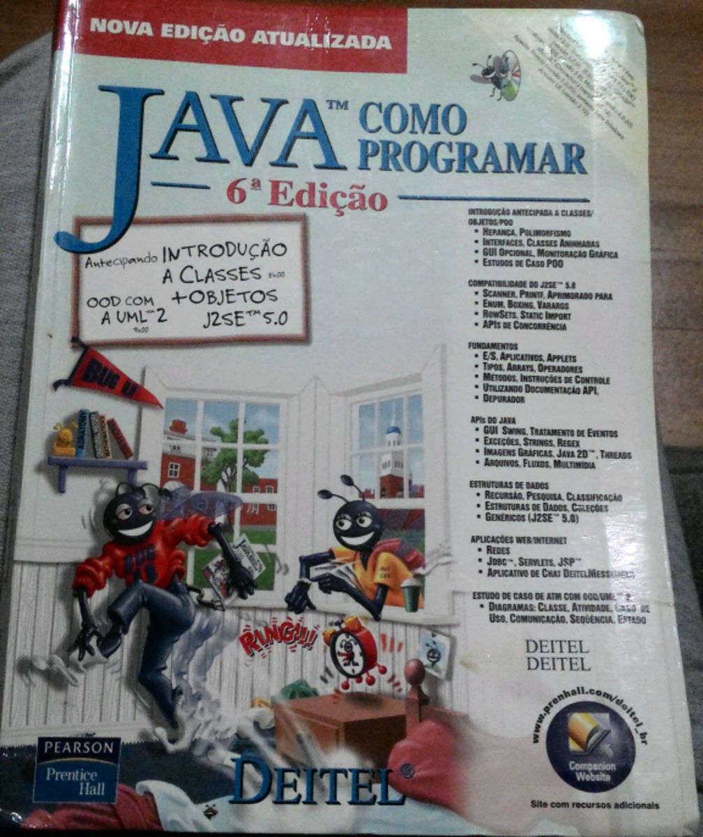 Java- Como Programar- 6 Edição | Livro Pearson Education Br Usado ...