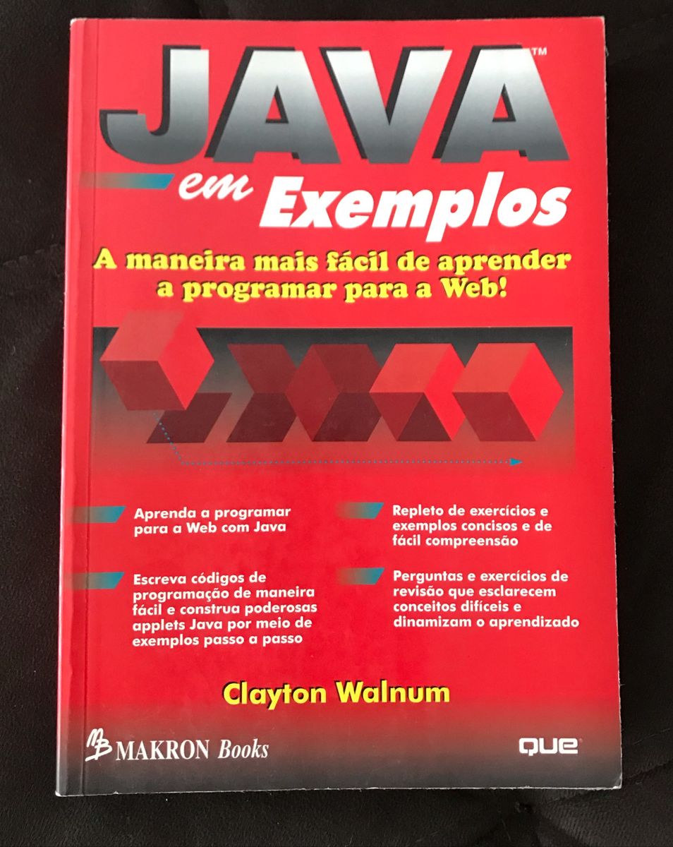 Java em Exemplos | Livro Makron Books Usado 59959175 | enjoei