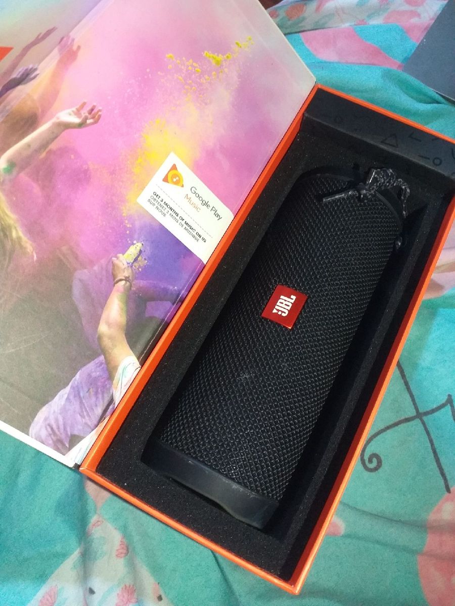 Jbl Flip 4 Original | Item de Música Jbl Usado 79063876 | enjoei