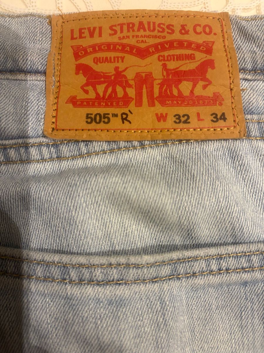 Levis 505 R Limited Edition Rock'n'roll Selvedge Light Stone Wash Route ...