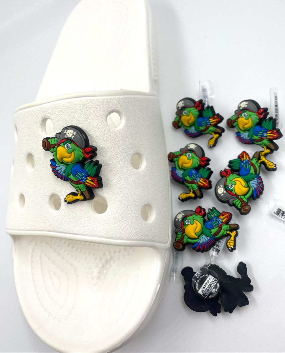 Jibbitz para Crocs, Pirate Parrot Octopus | Item Infantil Crocs Nunca ...