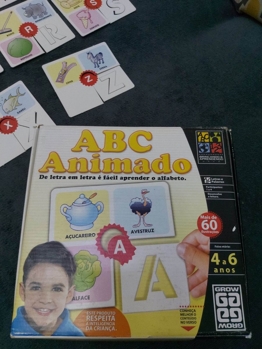 Jogo Abc Animado Grow | Brinquedo Grow Usado 84333707 | enjoei