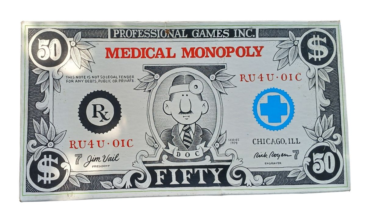 Jogo Antigo e Raríssimo Medical Monopoly | Jogo de Tabuleiro ...