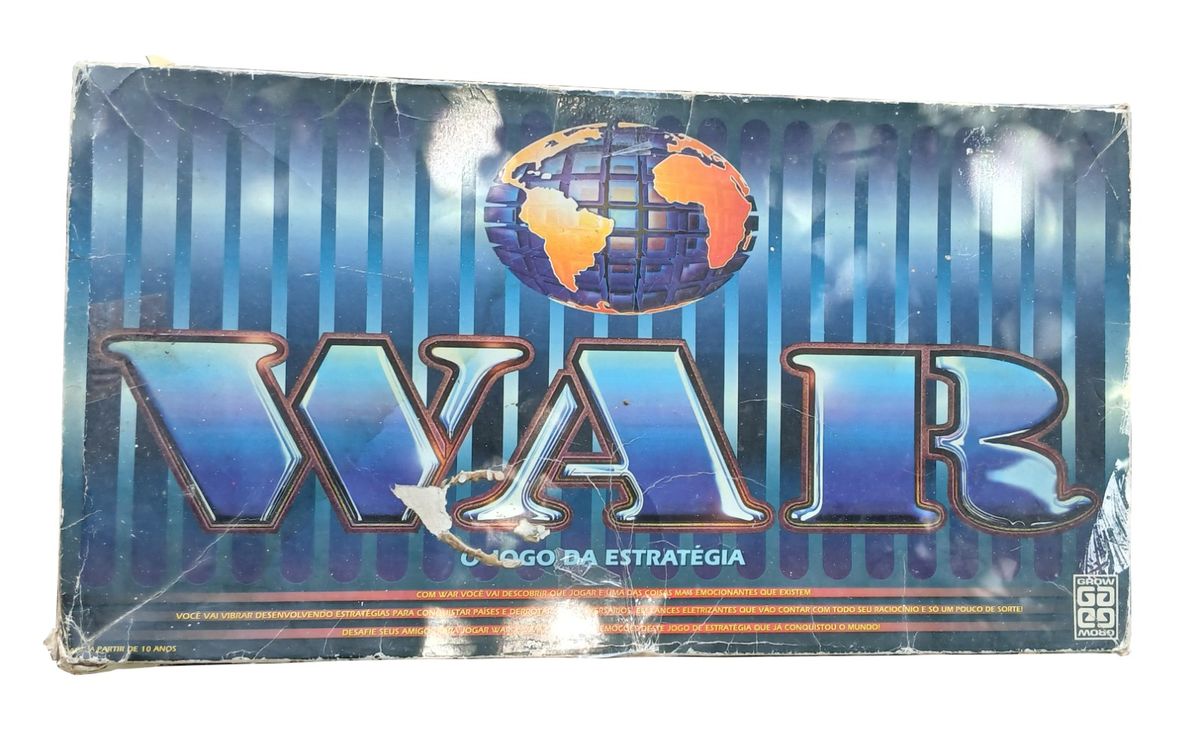 Jogo Antigo War Grow - Incompleto (usado) | Jogo de Tabuleiro Grow ...