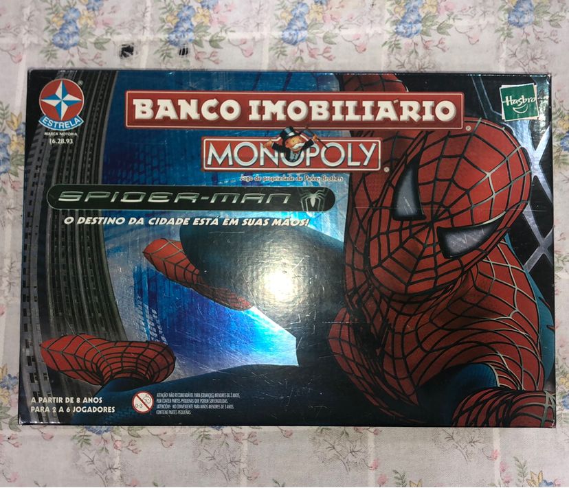 Jogo Banco Imobiliário Monopoly Homem Aranha Original | Jogo de ...