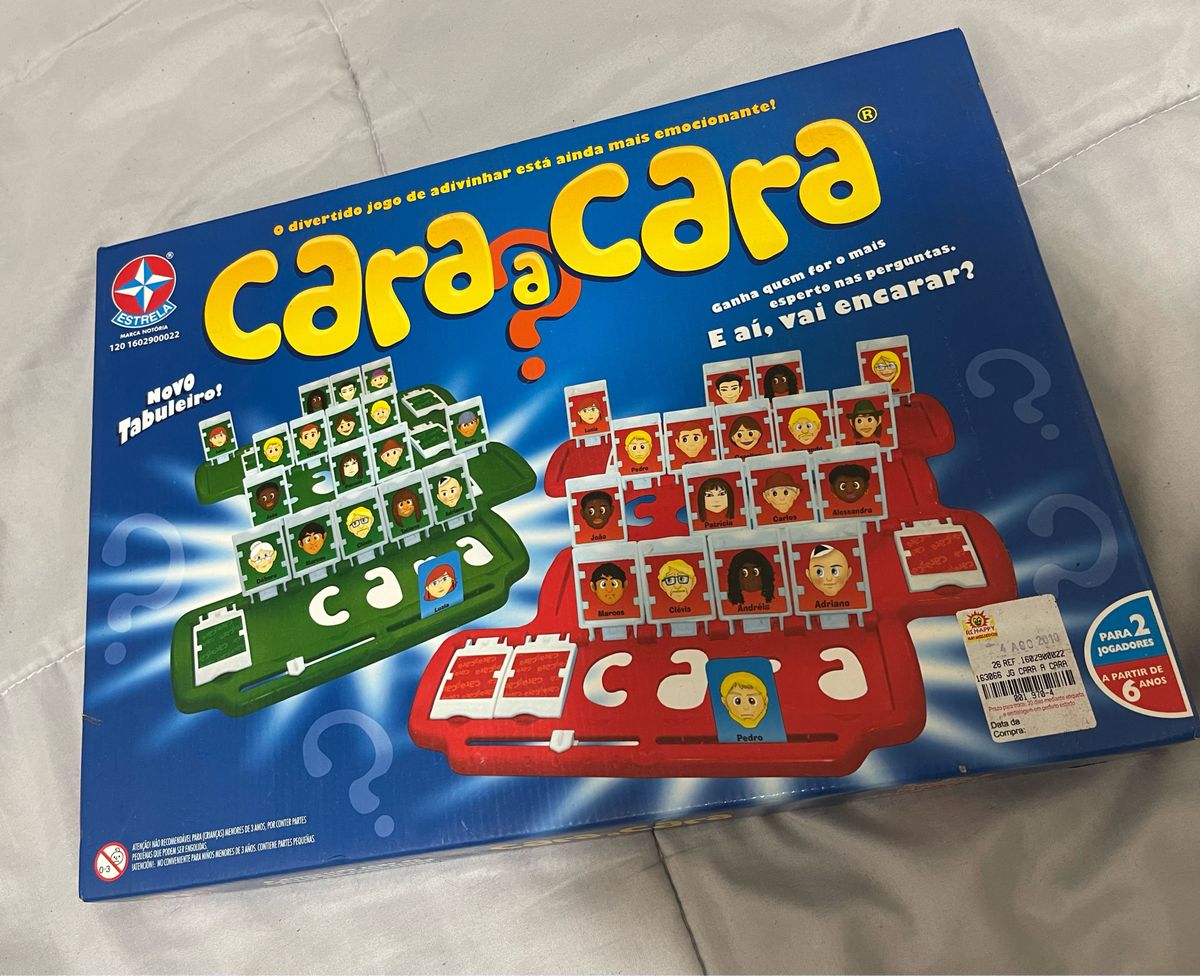 Jogo Cara a Cara | Jogo de Tabuleiro Estrela Usado 75515475 | enjoei