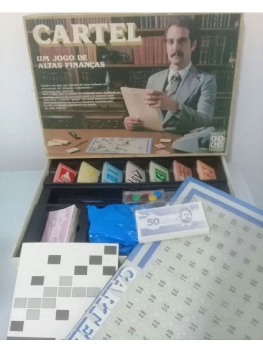 Jogo Cartel Da Grow Anos 80 Jogo Antigo Jogo Tabuleiro Antigo Jogo De Tabuleiro Grow Usado