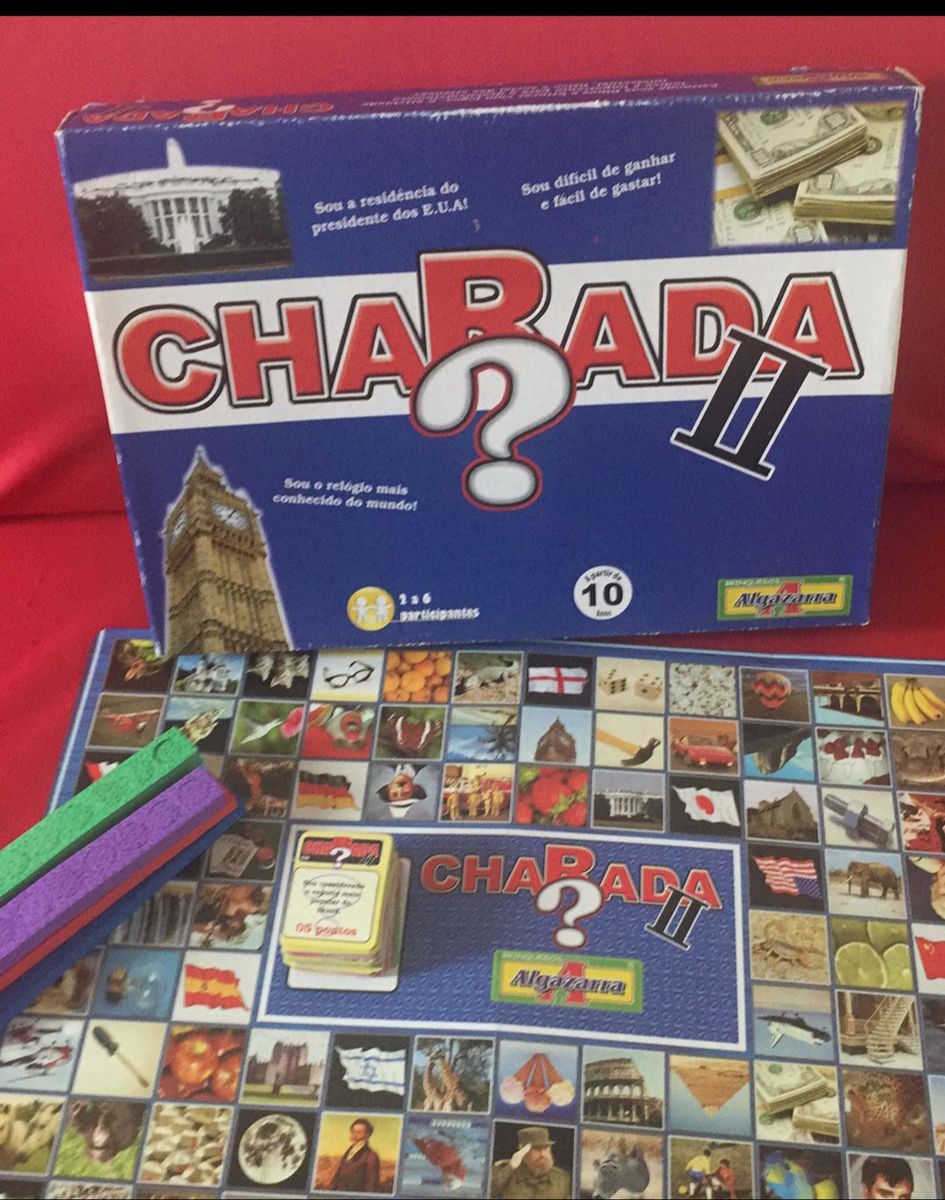 Jogo Charada Ios | Jogo de Tabuleiro Brinquedos Algazarra Usado 32454727 | enjoei