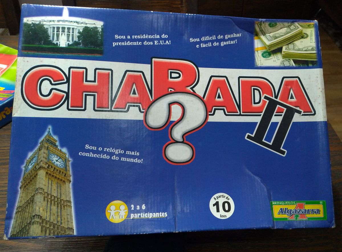 Jogo Charada | Brinquedo Algazarra Usado 75892188 | enjoei