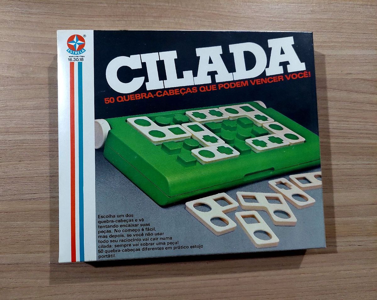Jogo Cilada Estrela Lacrado | Produto Vintage e Retro Estrela Nunca ...