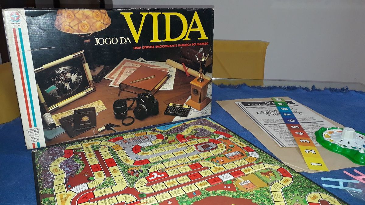 Jogo da Vida - Anos 80 | Produto Vintage e Retro Estrela Usado 52126815 ...