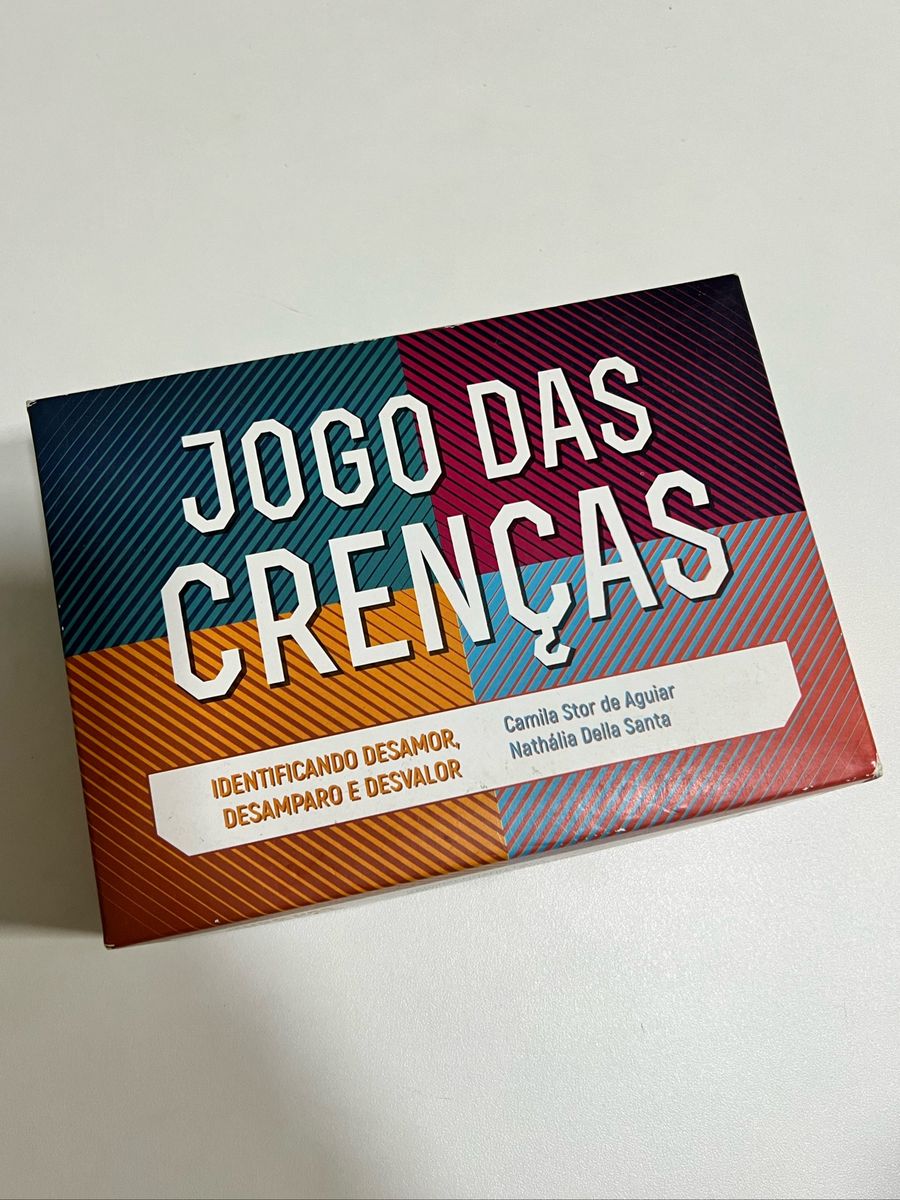 Jogo Das Crenças Psicologia | Livro Sinopsy Nunca Usado 75024300 | enjoei