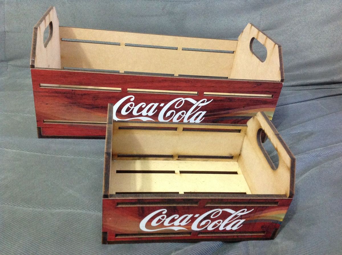 Jogo de Caixas Coca-cola | Item de Decoração Não Sabido Nunca Usado ...