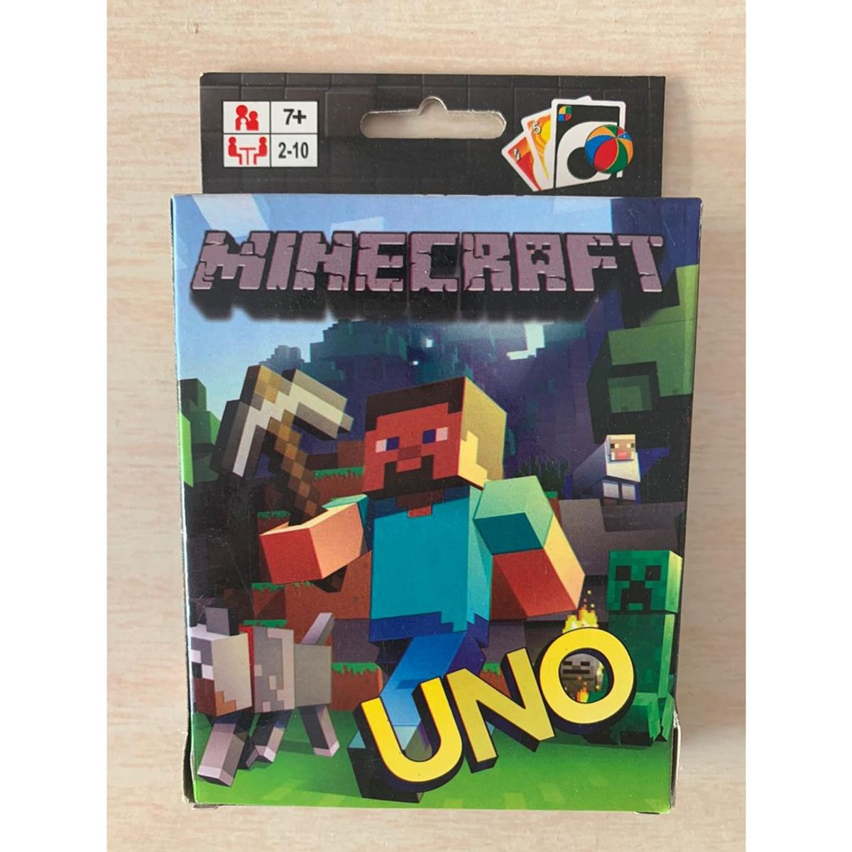 Jogo de Cartas Uno do Minecraft - 108 Cartas | Item Infantil Uno Nunca ...