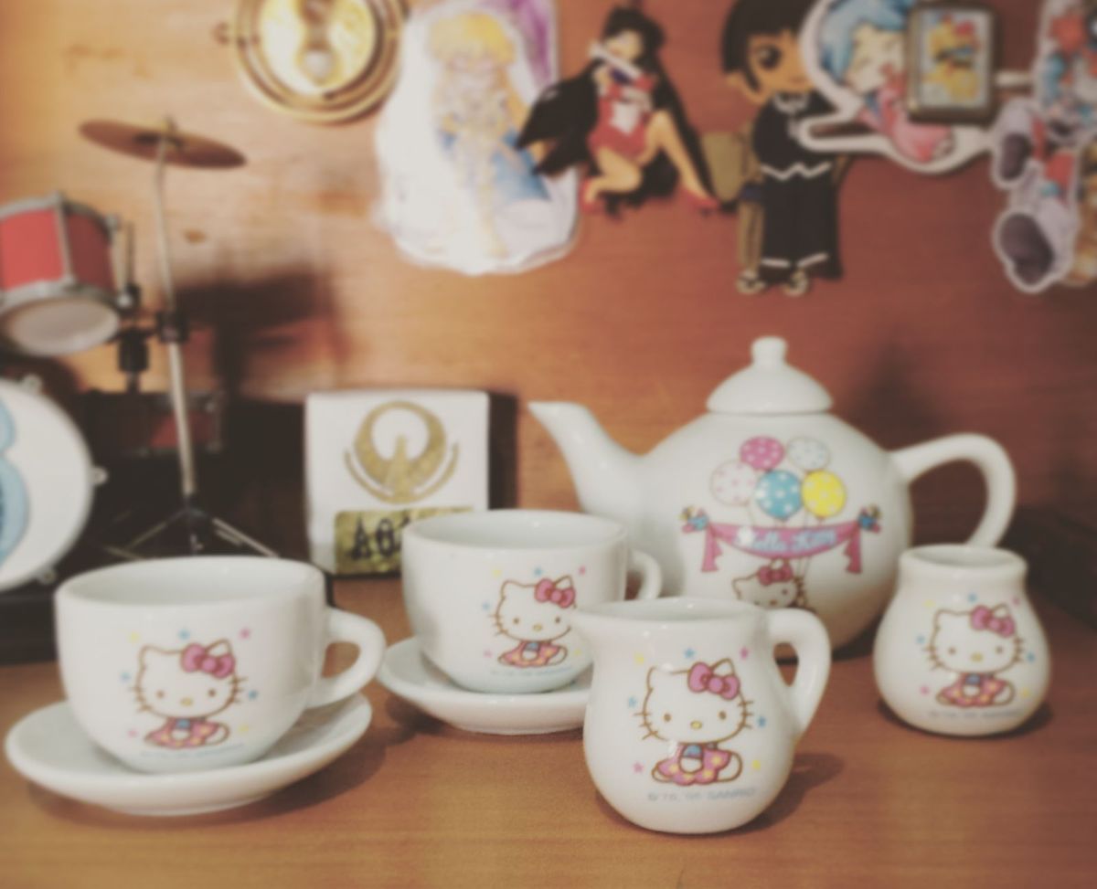 Jogo de Chá Miniatura Hello Kitty | Brinquedo Sanrio Usado 17691676 ...