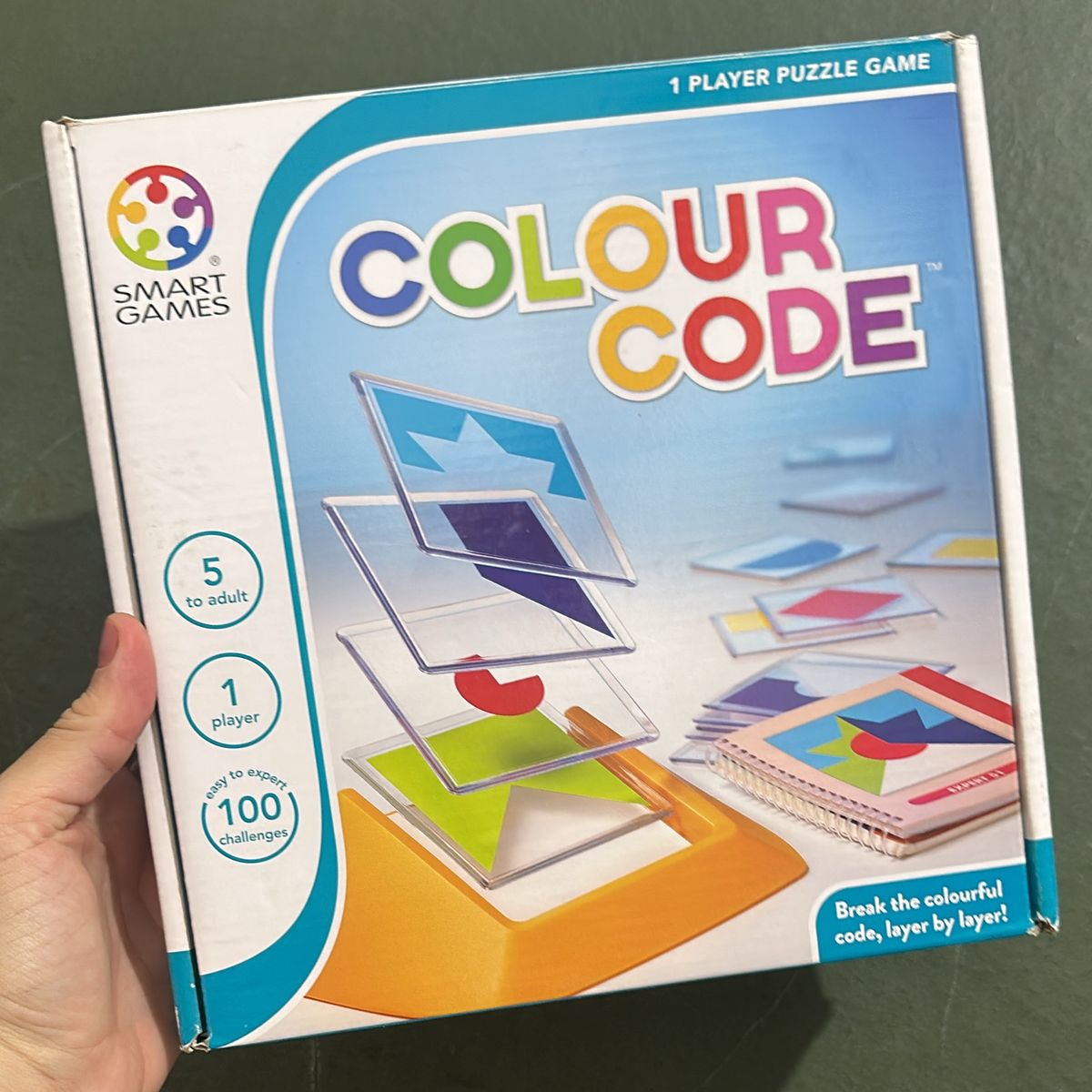 Jogo de Desafios Colour Code | Brinquedo para Bebês Smart Games Usado ...