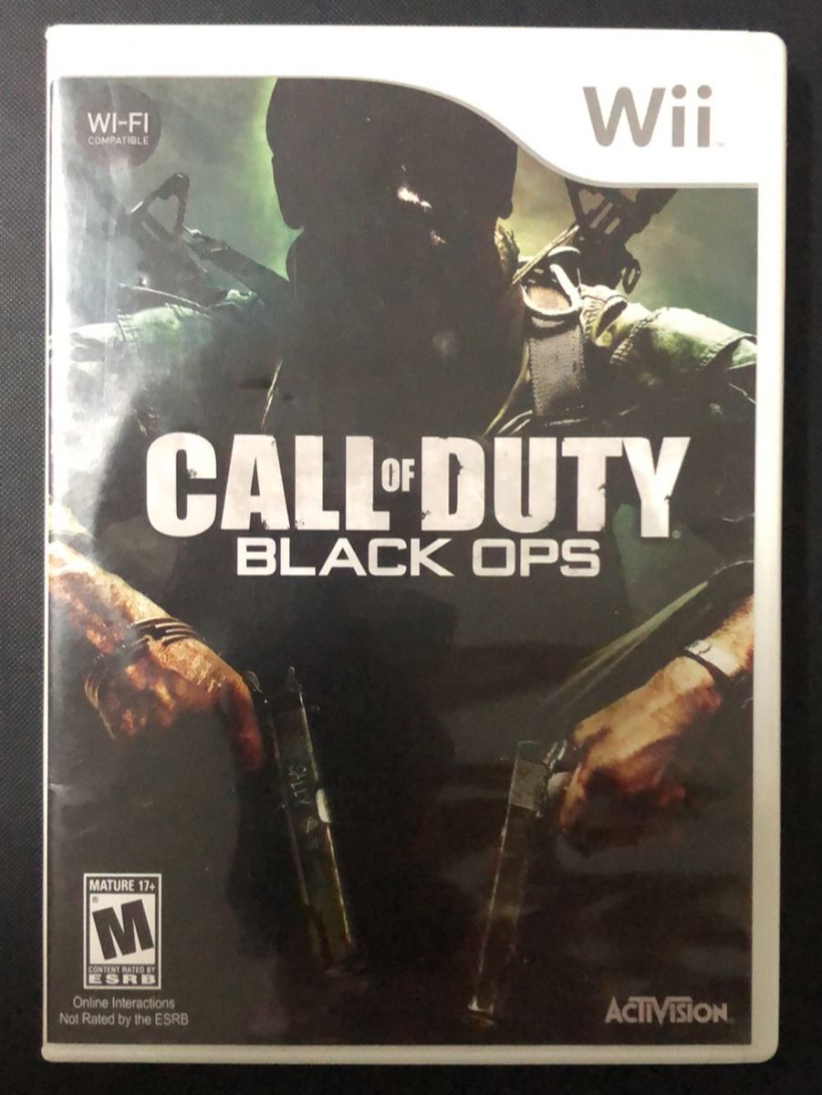 Jogo de Nintendo Wii Call Of Duty Black Ops Activision | Jogo de ...