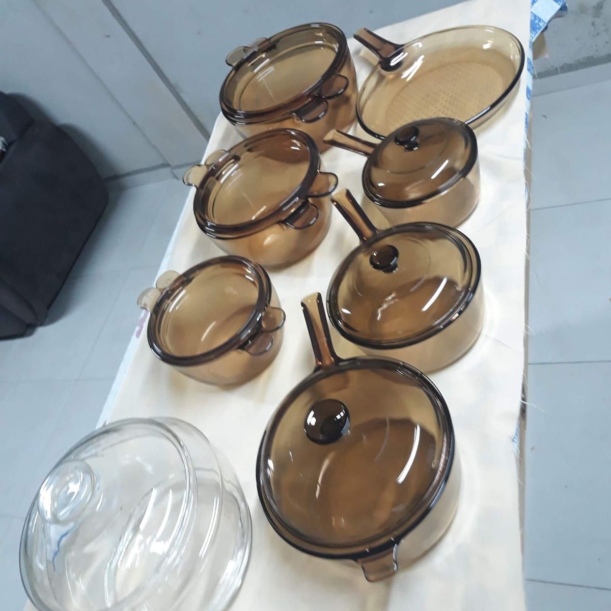 Jogo de Panelas de Vidro com 13 Peças - Vision | Móvel de Cozinha ...