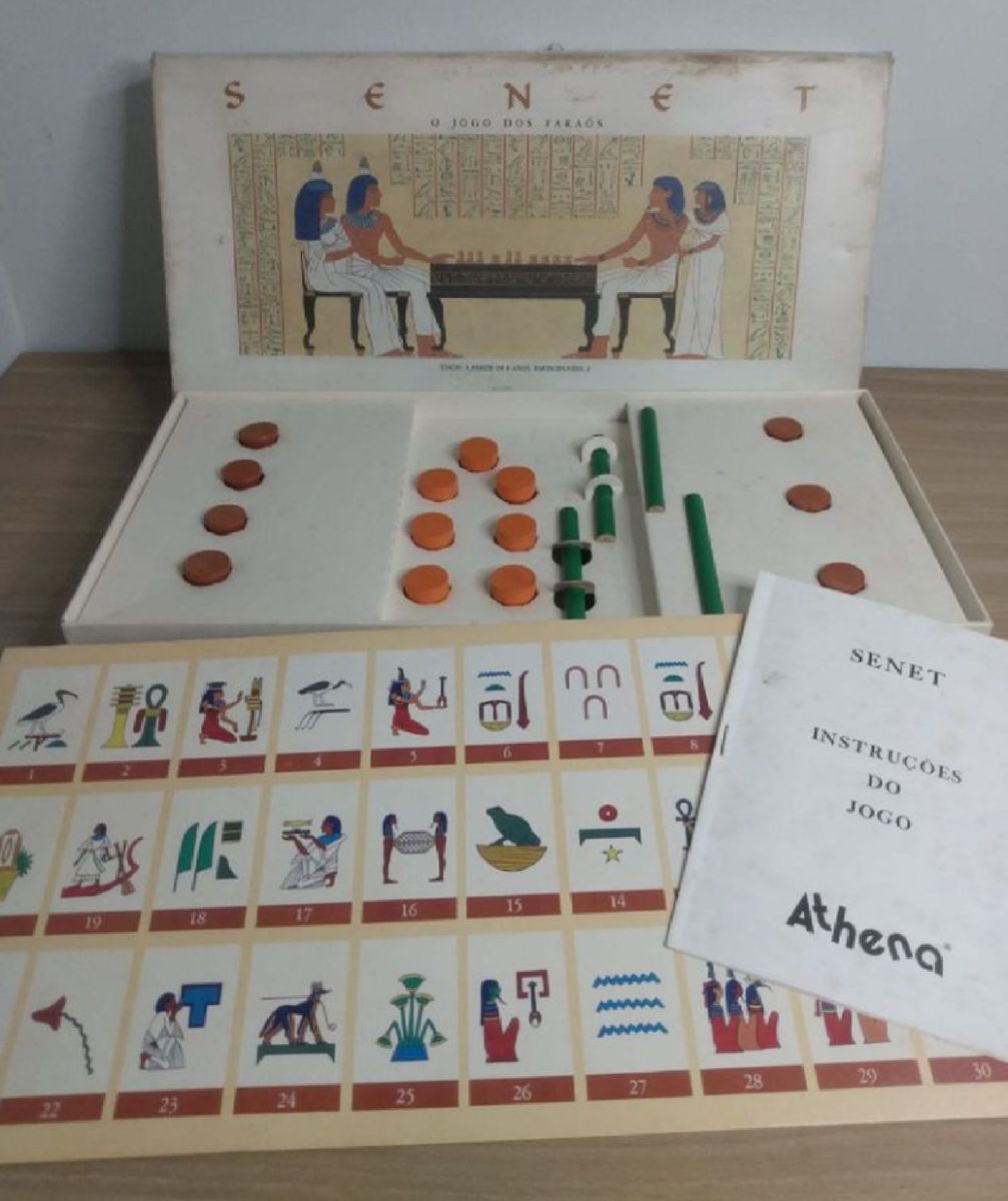 Jogo de Tabuleiro Antigo - Senet Jogo - Jogo Grow | Brinquedo Athena Usado 76773964 | enjoei