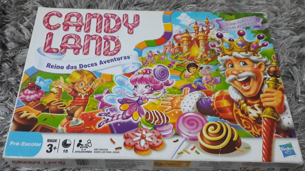 Jogo de Tabuleiro "candy Land Reino Das Doces Aventuras" | Jogo de ...