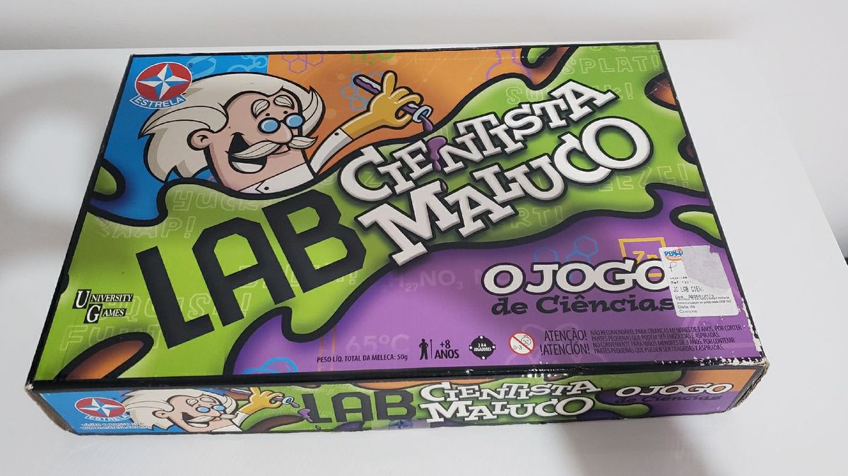 Jogo de Tabuleiro Lab Cientista Maluco da Estrela | Jogo de Tabuleiro Estrela Usado 80524331 ...