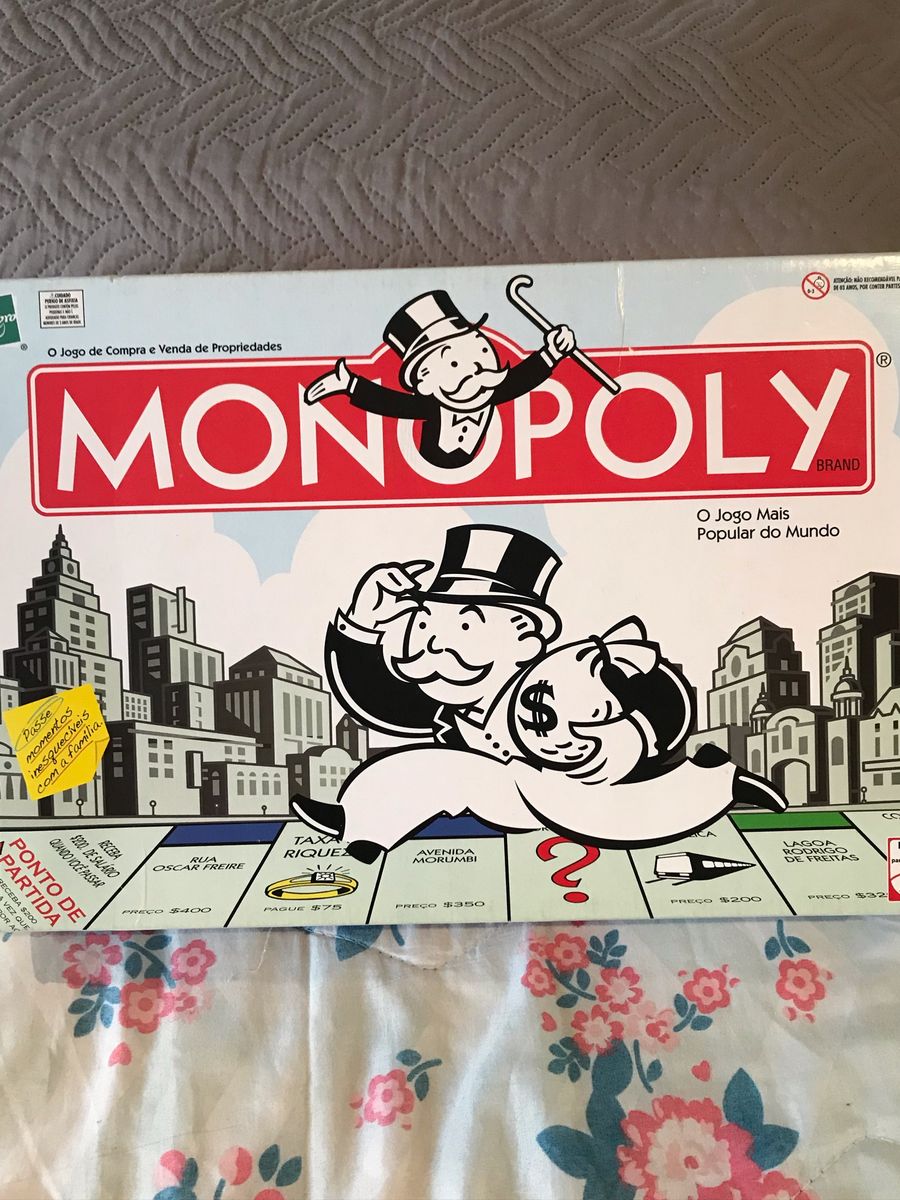 Jogo de Tabuleiro Monopoly Clássico | Jogo de Tabuleiro Hasbro Usado ...