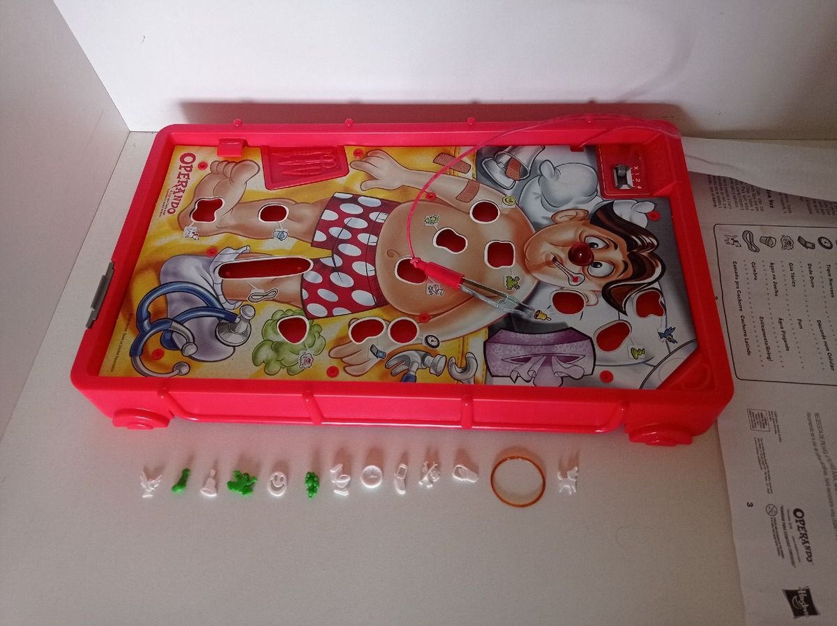 Jogo de Tabuleiro Operando Hasbro | Jogo de Tabuleiro Hasbro Usado ...