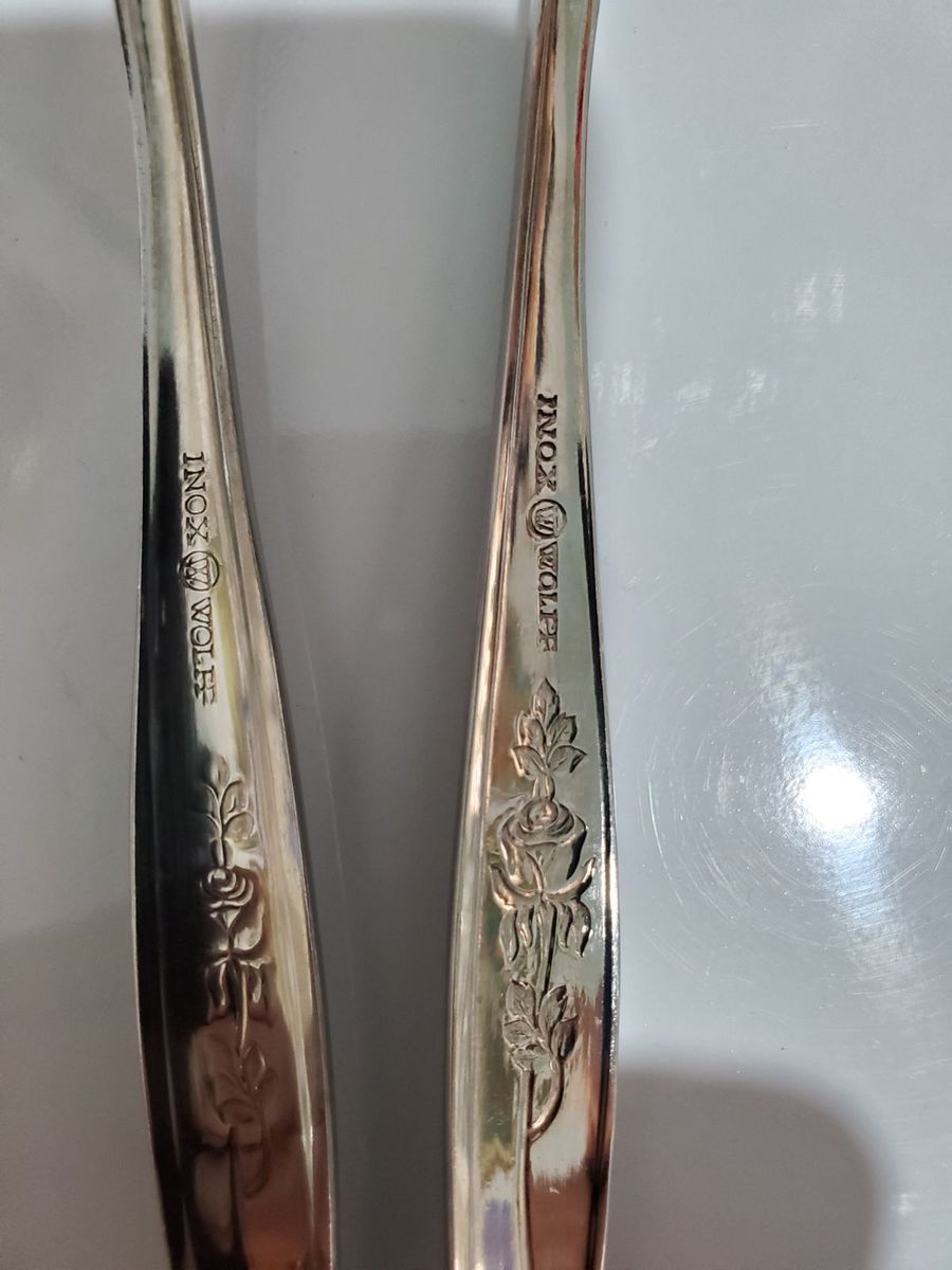 Jogo de Talheres para Comer Peixe da Wolf Inox | Móvel de Antiquário ...