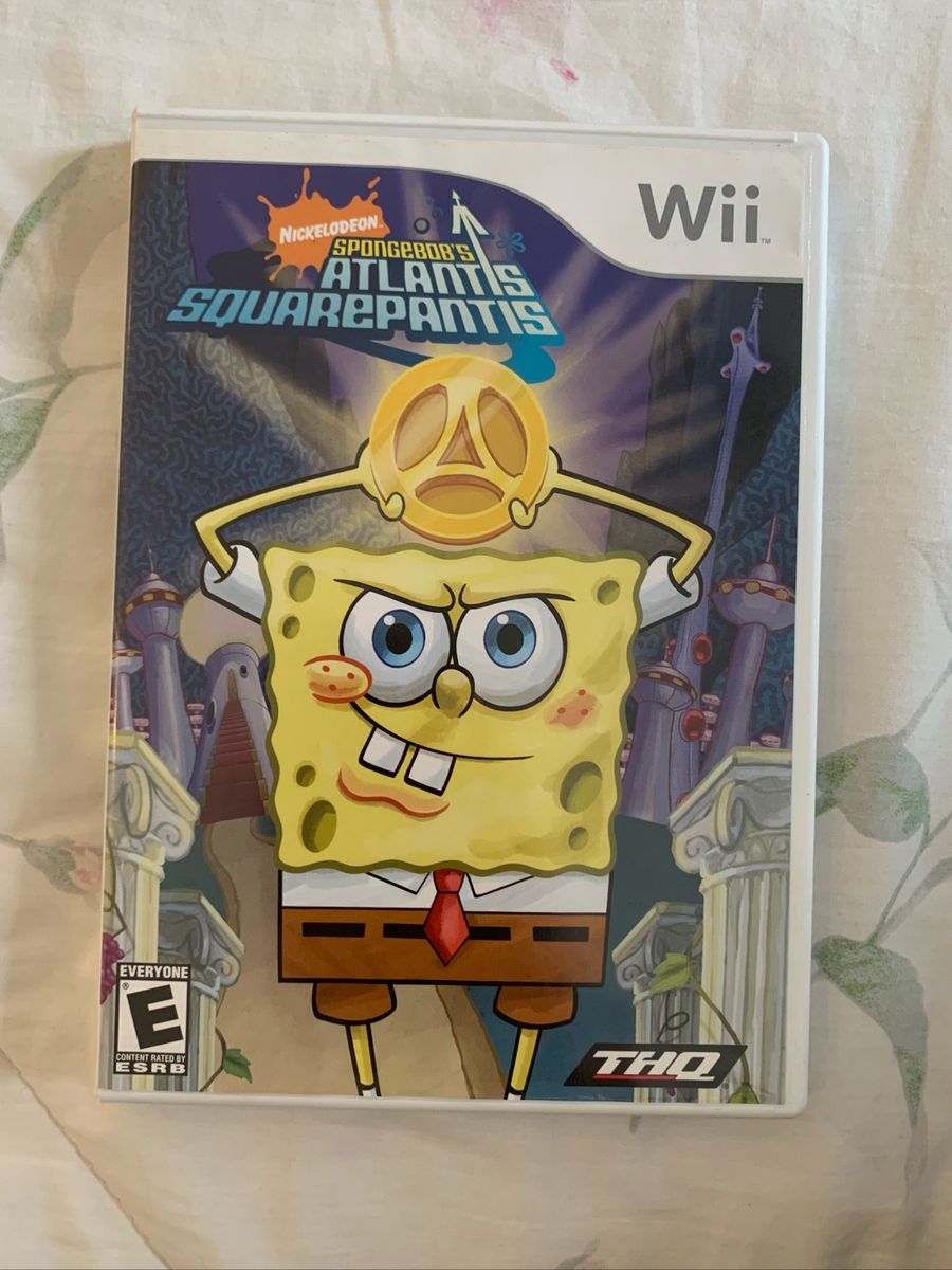 Jogo de Wii Bob Esponja | Jogo de Videogame Nintendo Usado 46517455 ...