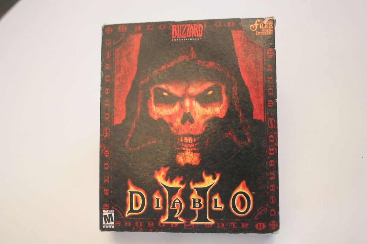 Jogo Diablo 2 Pc Box - Original Blizzard Mídia Física com Caixa | Jogo ...