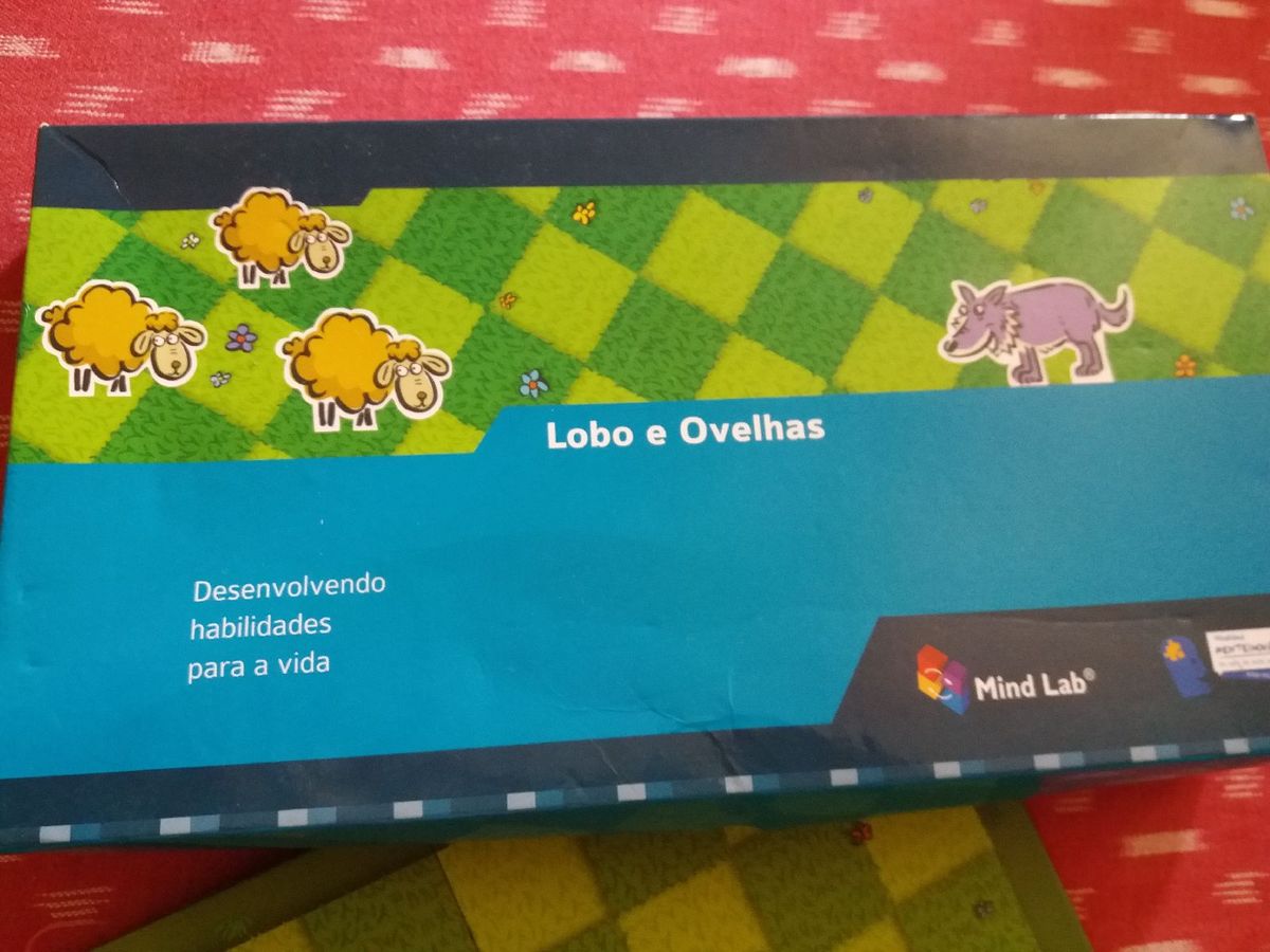Jogo Educativo: Lobo e Ovelhas | Jogo de Tabuleiro Mind Lab Usado ...