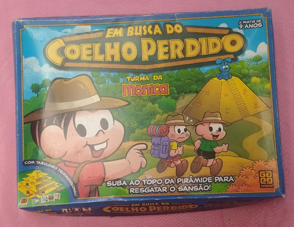 Jogo em Busca do Coelho Perdido Turma da Mônica Grow | Jogo de ...