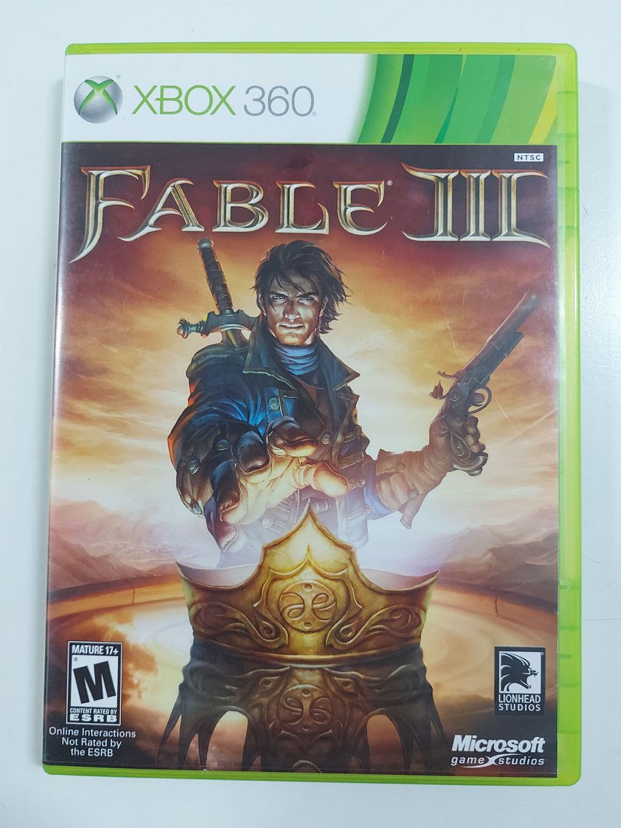 Jogo Fable 3 Xbox 360 | Jogo de Videogame Jogo Fable 3 Xbox 360 Usado ...