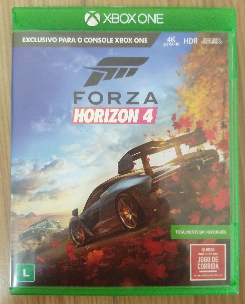 Jogo Físico (cd) Forza Horizon 4 Xbox One | Brinquedo Xbox One Usado ...