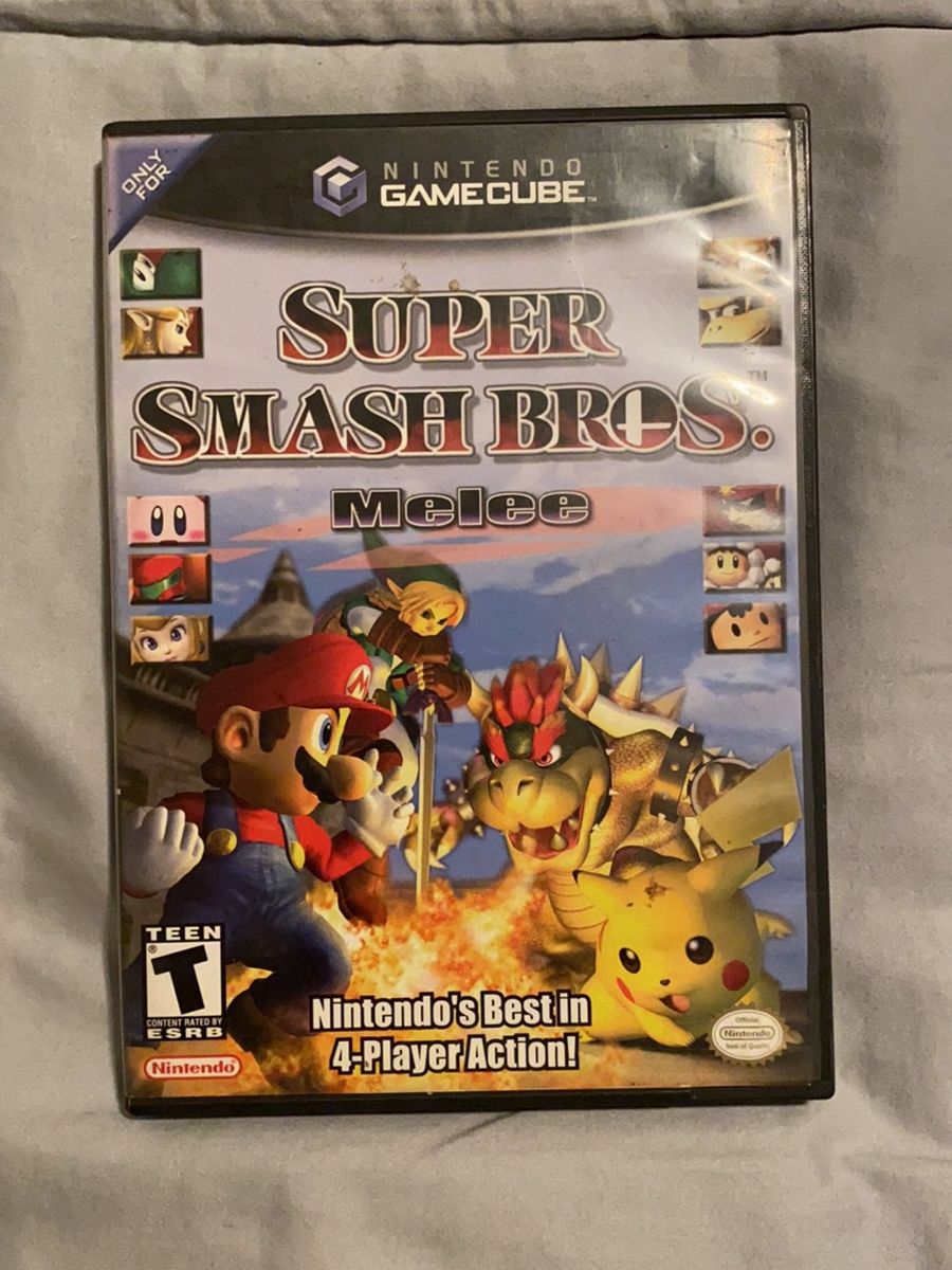 Jogo Gamecube Super Smash Bros Melee | Jogo de Computador Nintendo ...