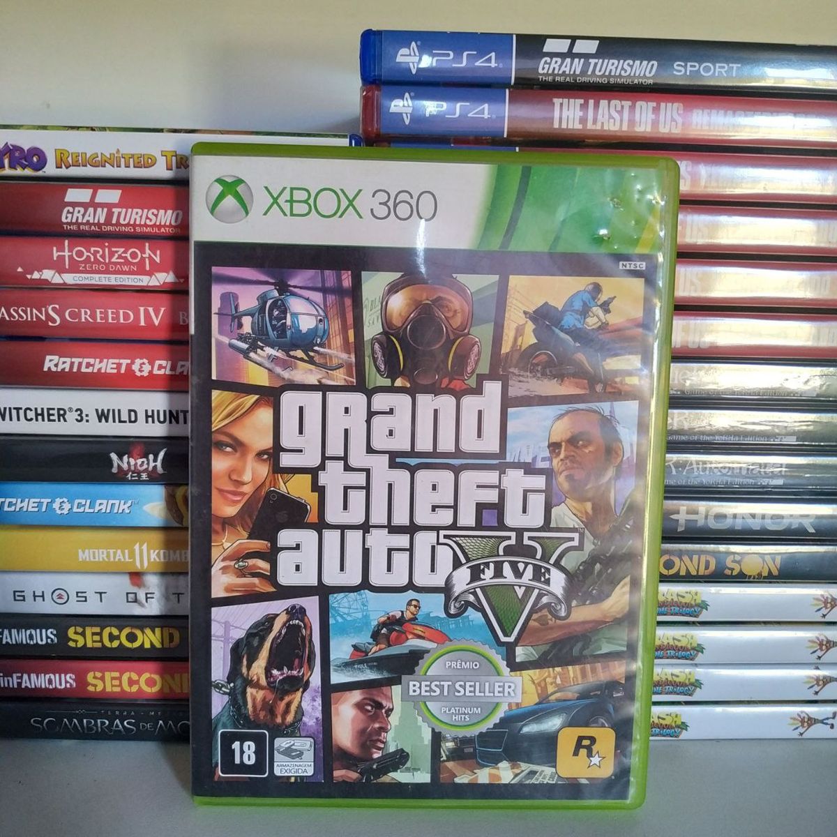 Jogo Grand Theft Auto V Gta 5 Xbox 360 Mídia Física Original | Jogo de Videogame Xbox 360 Usado ...