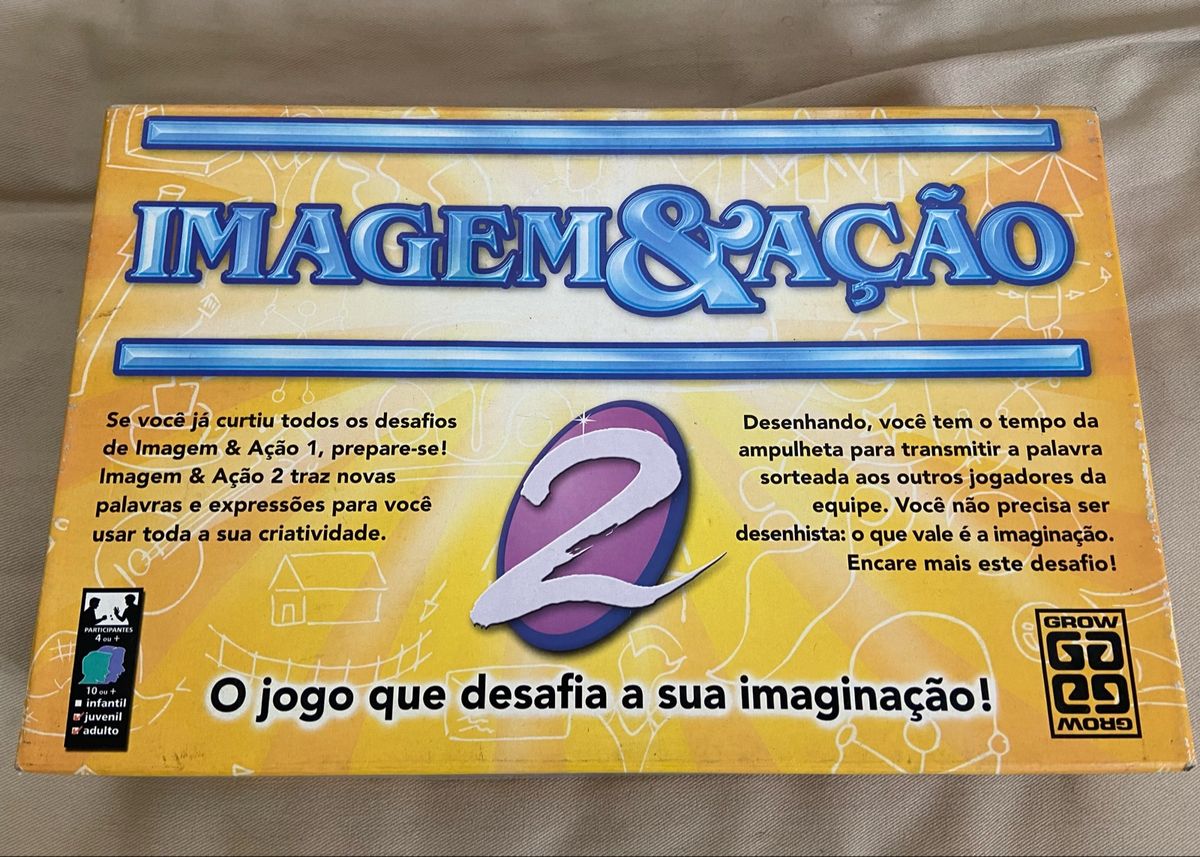 Jogo Imagem e Ação 2 | Jogo de Tabuleiro Grow Usado 47549419 | enjoei