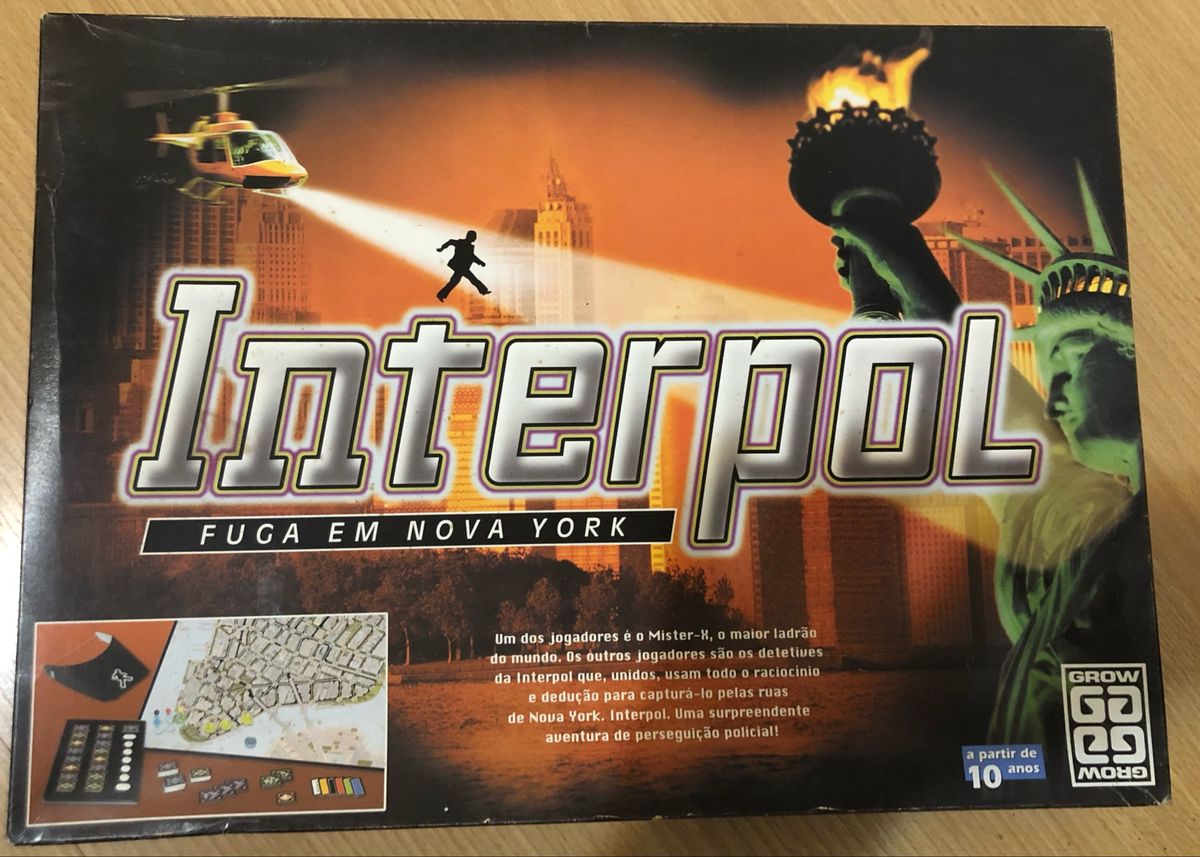 Jogo Interpol | Jogo de Tabuleiro Grow Usado 36469805 | enjoei