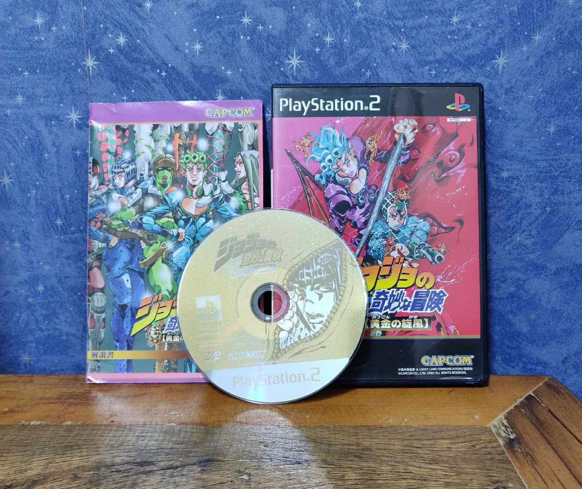 Jogo - Jojo No Kimyou Na Bouken: Ougon No Kaze - Playstation 2 Ps2 ...