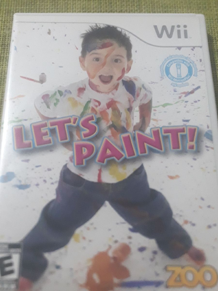 Jogo Let's Paint | Jogo de Videogame Nintendo Wii Usado 63920522 | enjoei
