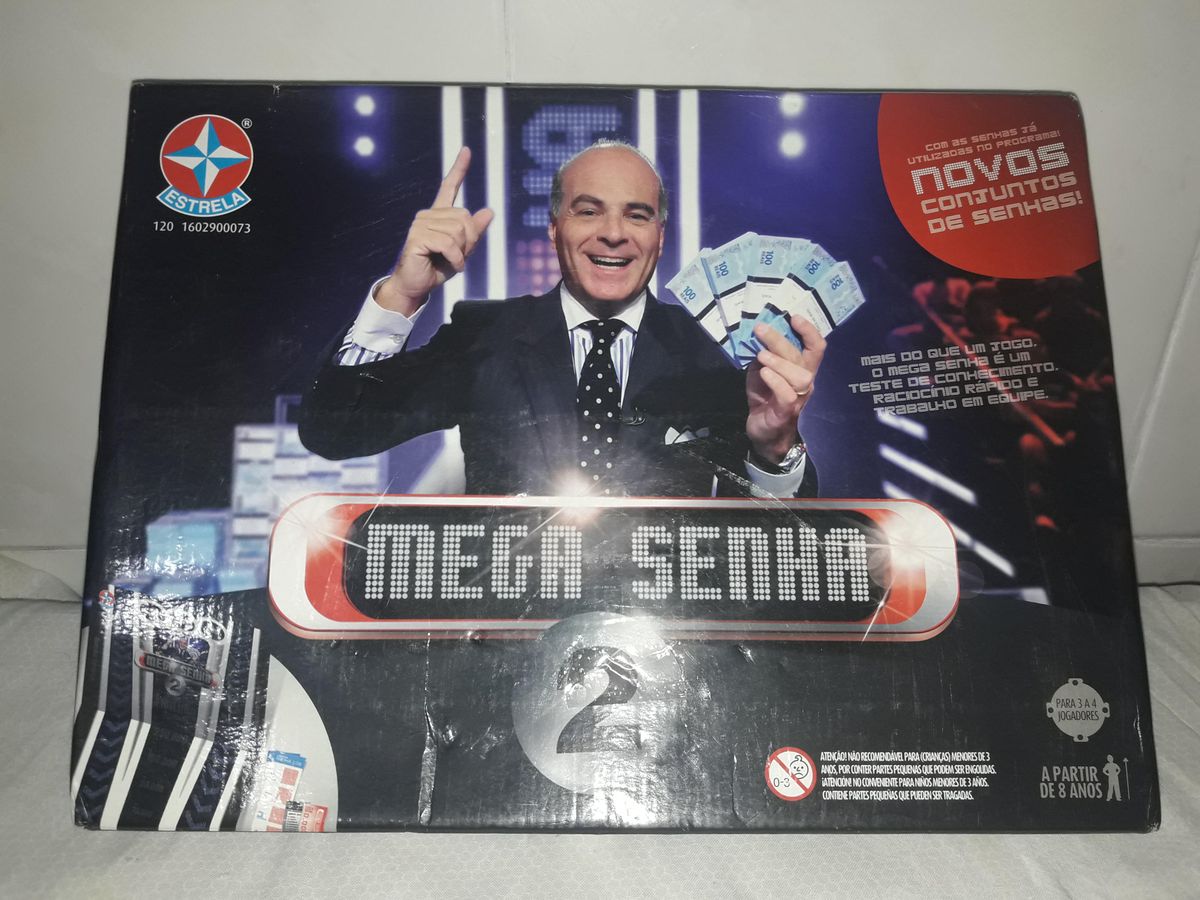 Jogo Mega Senha 2 da Estrela Completo | Brinquedo Estrela Usado ...