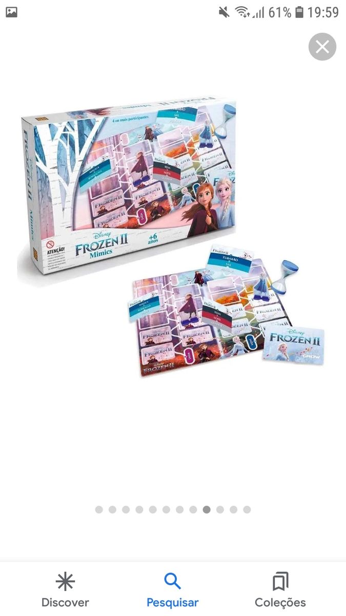 Jogo Mimics Frozen | Brinquedo Frozen Nunca Usado 76136310 | enjoei