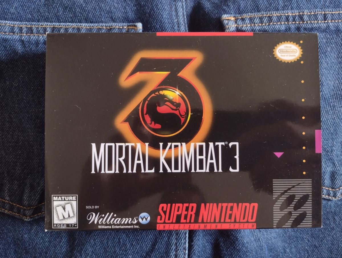 Jogo Mortal Kombat 3 (mk3) Super Nintendo (snes) com Caixa | Jogo de ...