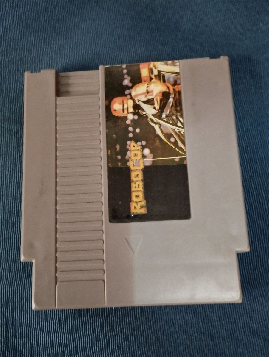 Jogo Nes Robocop Cartucho 72 Pinos Phantom Famicom Game Retro Nintendo 8bits | Jogo de Videogame ...