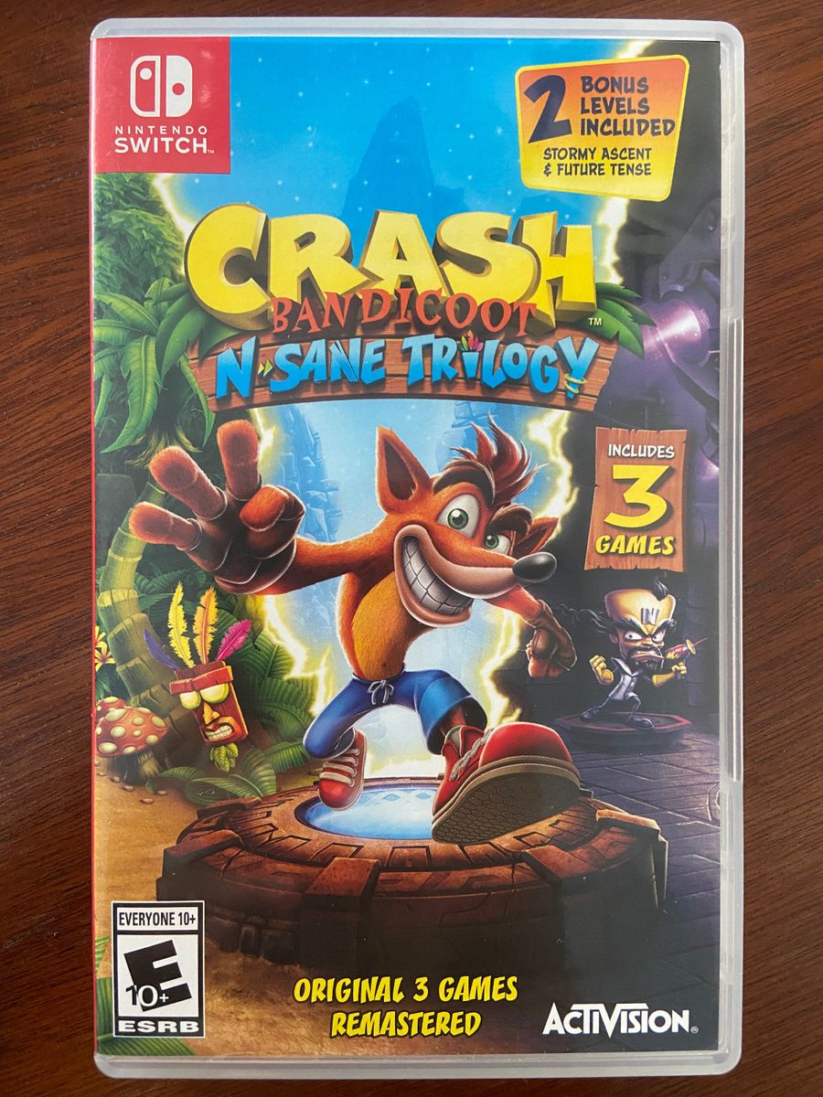 Jogo Nintendo Switch - Crash Bandicoot N. Sane Trilogy - Mídia Física ...